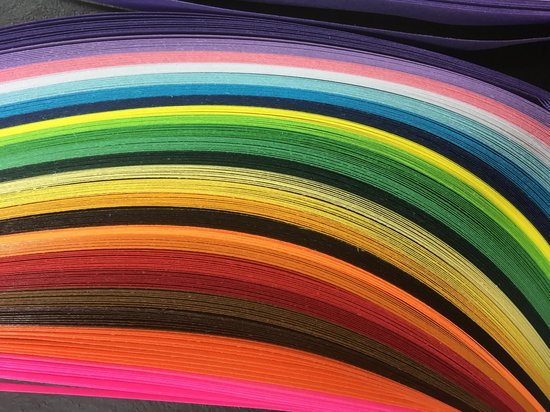 Papier filigrané / Quilling papier / Hobby Papier / 7mm x 53cm x 240 ...