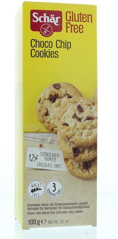 Schär Choco chip cookies 100 gram | bol.com