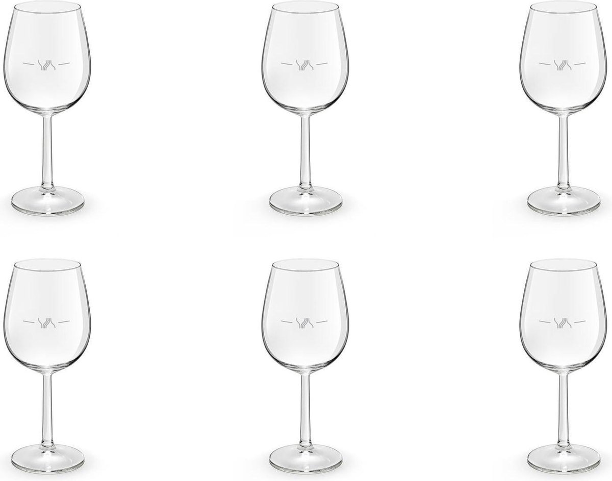 Royal Leerdam Bouquet Wijnglas 35 cl - Met maatstreep - 6 stuks | bol