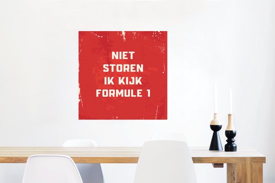 Poster Niet storen ik kijk Formule 1 - Quotes - Spreuken - Racen ...