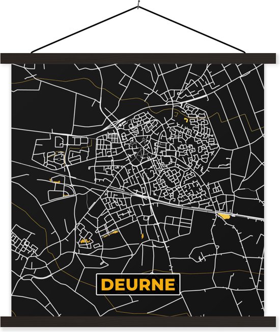 Posterhanger incl. Poster - Schoolplaat - Deurne - Stadskaart - Kaart ...