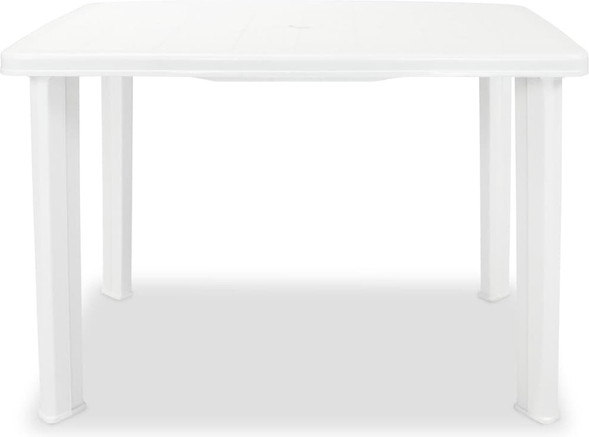 Tuintafel - Kunststof - Buitentafel - Terras - Camping - Parasolgat ...