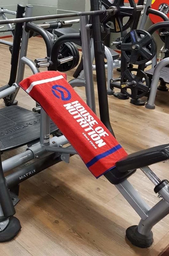 House of Nutrition - Sports Towel (84 x 50 cm - Rood) - Fitness ...