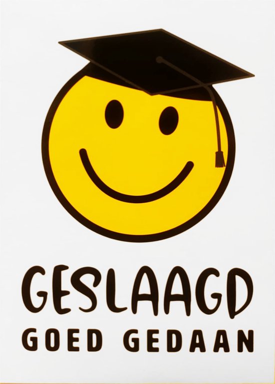 Kaart - Geslaagd Goed Gedaan - Met Envelop - Per Stuk | bol