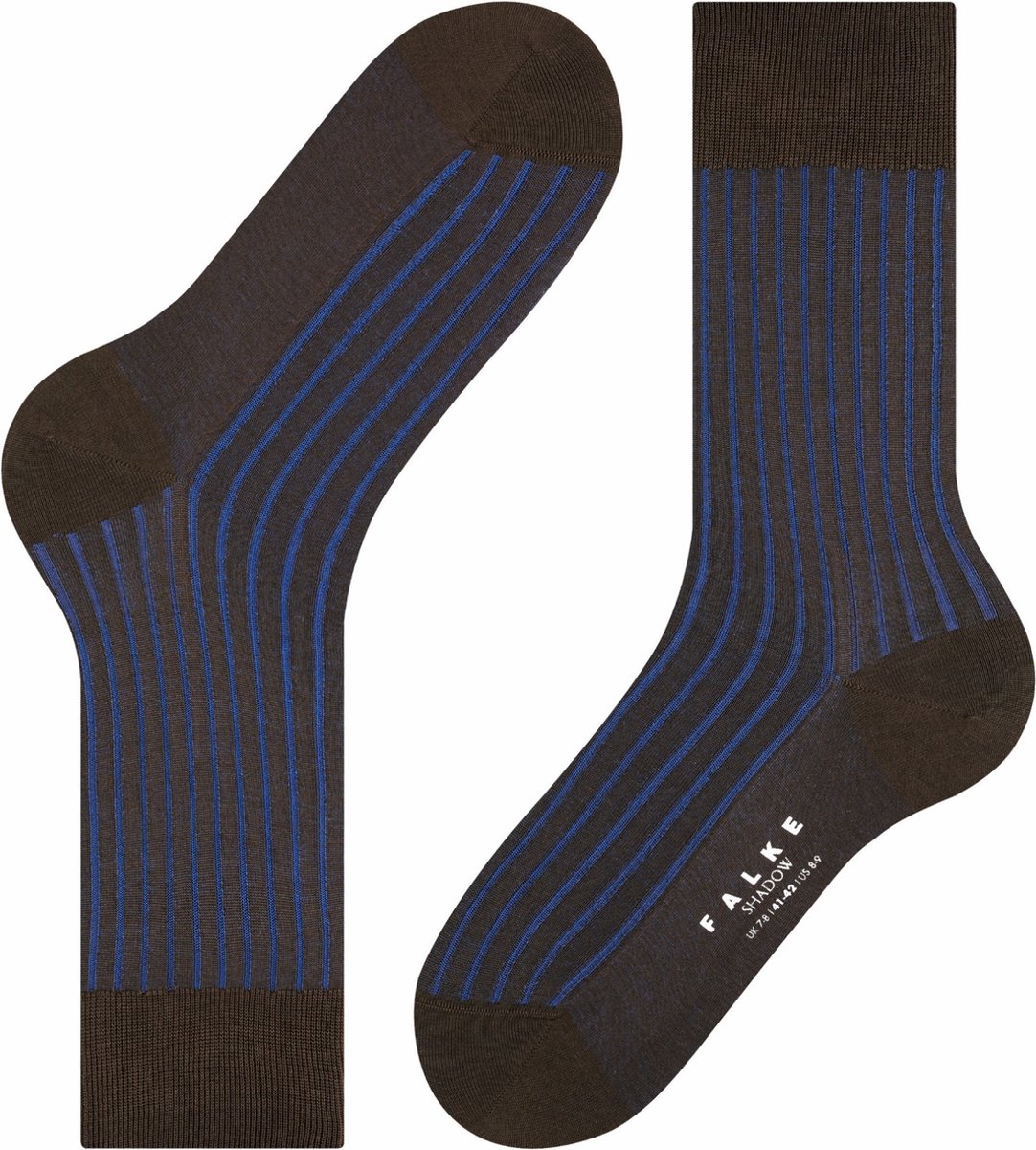 FALKE Shadow herensokken - bruin (brown) - Maat: 41-42 | bol.com