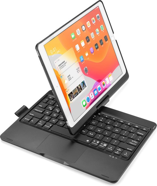 CaseBoutique Bluetooth Keyboard Case met Muis Trackpad en 360 graden ...