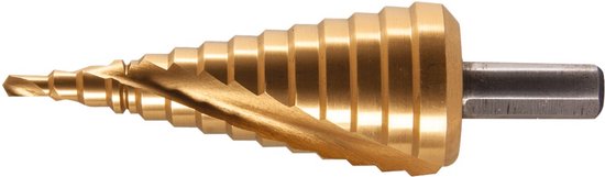 Huvema - HSS Trapboor - Tin Gecoat - TRB 04-12 - Diameter: 4-12 mm ...