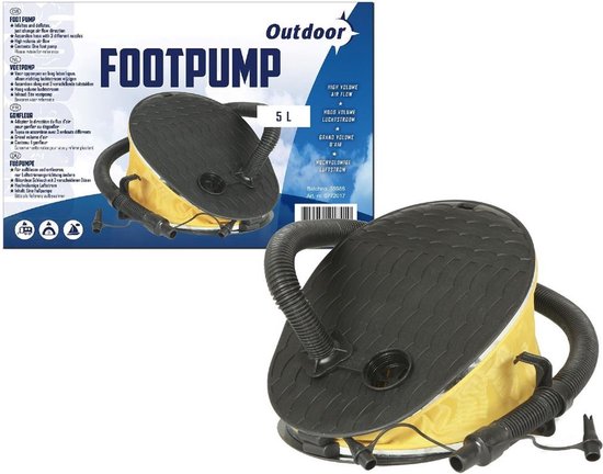 OUTDOOR VOETPOMP 5L | bol
