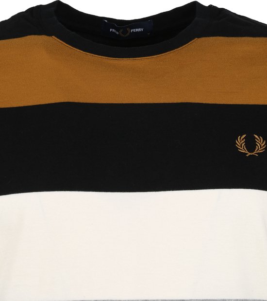 Fred Perry - T-Shirt M3546 Caramel - M - Regular-fit | bol.com