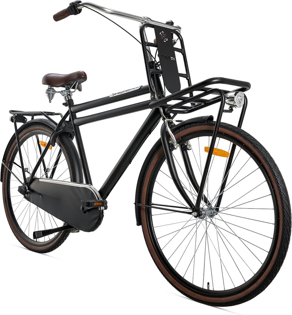 Popal Daily Dutch Basic+ - Fiets - Mannen - Matzwart - 50 | bol.com