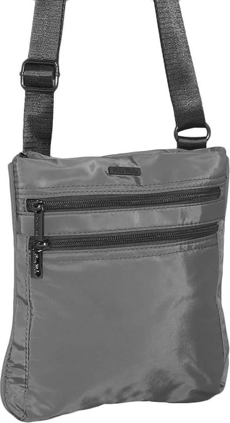Piace Molto Nylon Schoudertasje Pascalle Grijs | bol