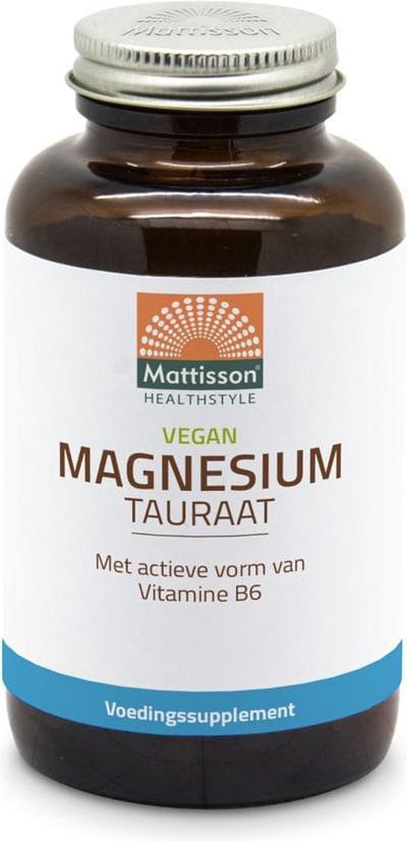 Mattisson - Magnesium Tauraat met Vitamine B6 - 120 capsules | bol.com