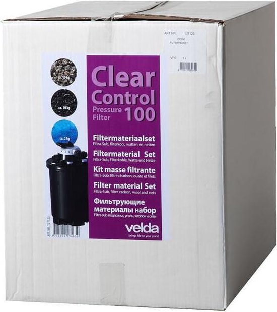 Velda Filter Filtermateriaal pakket voor Clear Control 100 | bol.com