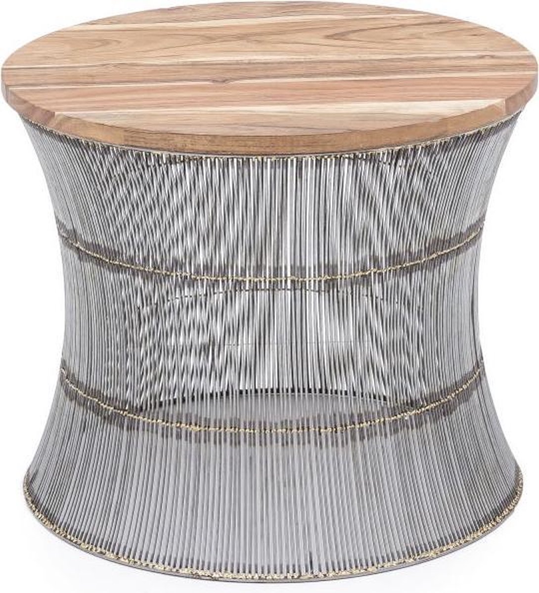 Bijzettafel metaal 51 cm – Vintage Design Tafeltje – Duurzaam ...