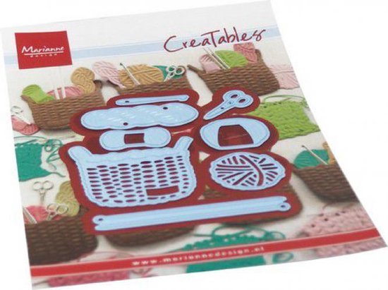 Marianne Design Creatables Snij en Embosstencil - Wollen mand | bol