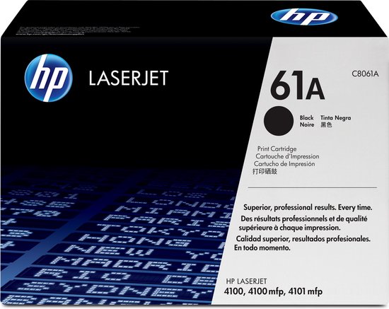 HP 61A Tonercartridge - Zwart | bol.com