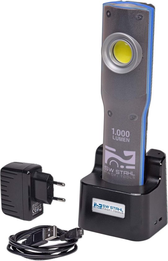 SW-Stahl S9790 werklamp zaklamp I laadstation I LED I 1000 lumen I ...