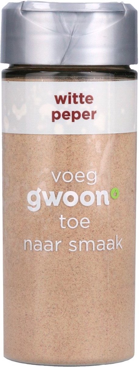 G'woon Witte peper 12 potjes x 50 gram | bol