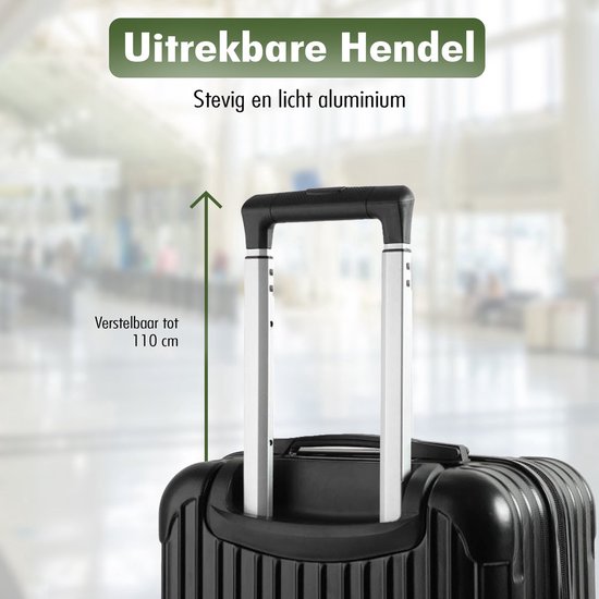 Travelhawk Handbagage Koffer - Handbagage Trolley - Koffer Handbagage ...