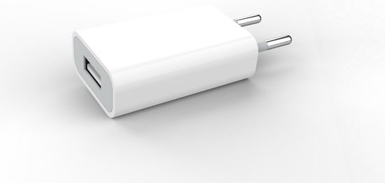 Oplader - USB Adapter - Universele Geschikt voor: iPhone Lader - USB ...