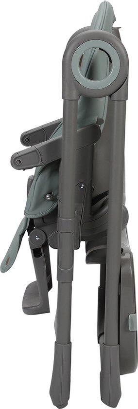 Topmark Robin - Kinderstoel - Inklapbare Eetstoel voor kinderen - met eetblad - Grijs... | bol