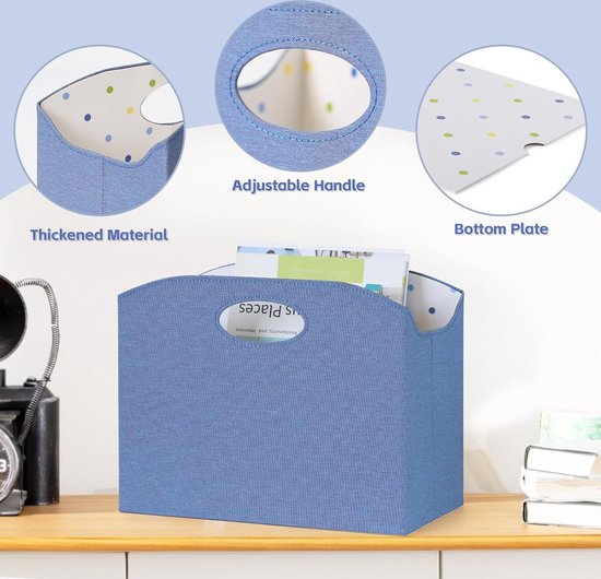 Krantenrek Moderne tijdschriftenhouder met handvat, krantenmand ...