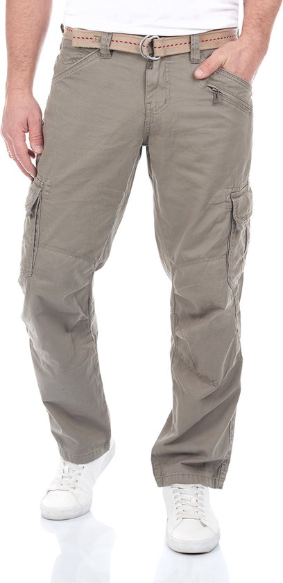TIMEZONE Heren Cargo Broek Broeken BenitoTZ comfort/relaxed Fit ...