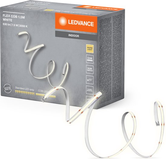 Ledvance LED Strip 1M | 7.5W 3000K 220V/240V IP20 | bol