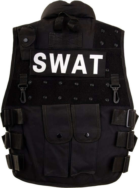 PartyXplosion - Politie & Detective Kostuum - Utility Vest Swat Arnold ...