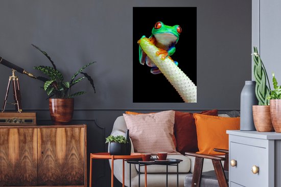 Muurstickers - Sticker Folie - Kikker - Dieren - Plant - 60x90 cm ...