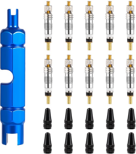 10pcs Valve Core for Presta, Tubeless Valve Core Bike Replacement with ...