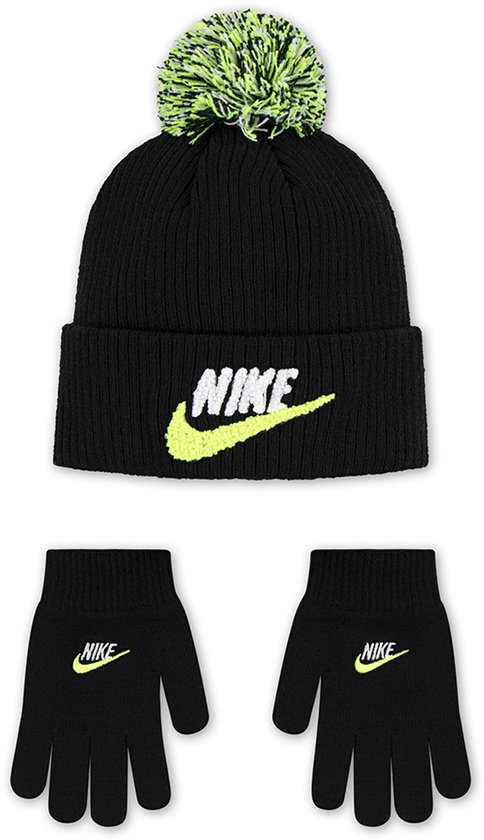 Nike Kids Nan Club Chenille Peak Muts Zwart 4-7 Years | bol