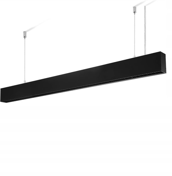 Moderne LED Hanglamp 115cm Zwart - Dubbel Light (Boven/Onder) | bol