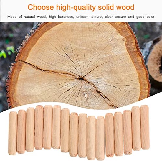 1000 Stks Houten Pluggen 6x30mm voor DIY en Timmerwerk | bol