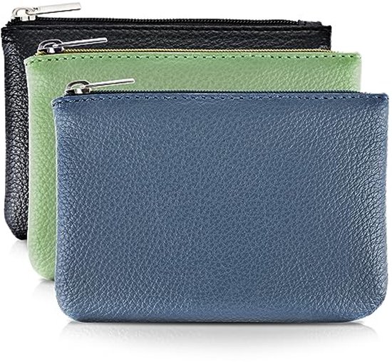 Mini-Portemonnee voor Dames - 3 Stuks, Klein en Handig, Leer en PU ...