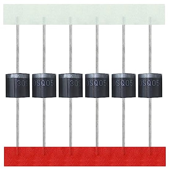 Schottky diode 30A 50V axiaal voor zonnepaneel - 20 stuks | bol
