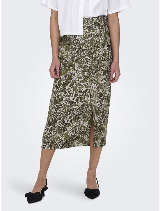 Only Willow Midi Rok Groen S Vrouw | bol