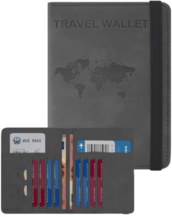 Compacte Reisdocumenten Houder met RFID-bescherming – Multifunctioneel ...