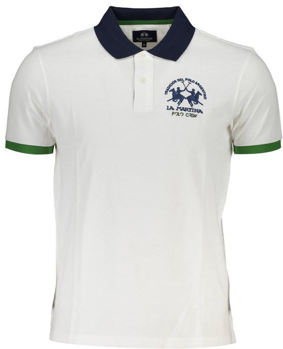 Polo Shirt with Embroidered Logo - White Polos | bol