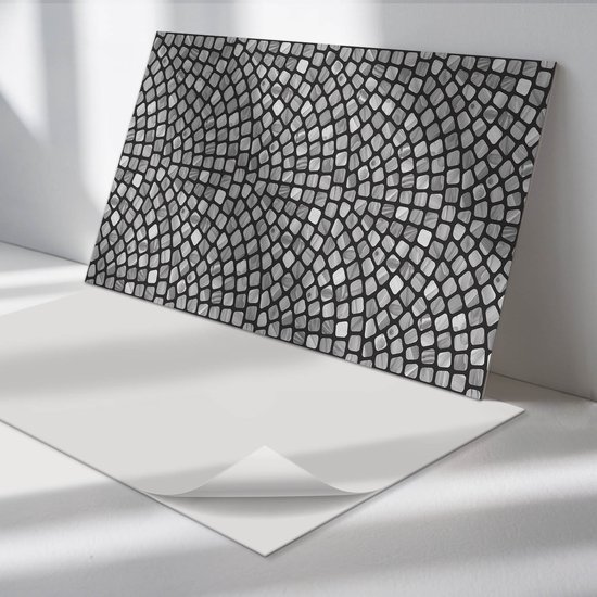 Wallfluent Vinyl Wandpaneel - Mozaïekpatroon PVC Muurpaneel - 100 cm x ...