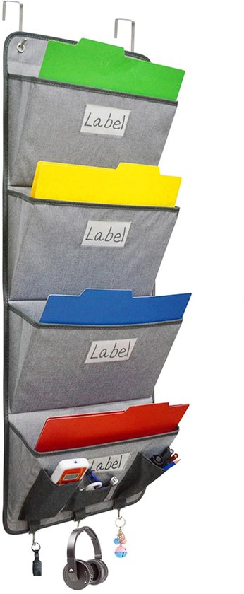 Hangende organizer kantoormap voor aan de muur, hangende wandmap ...