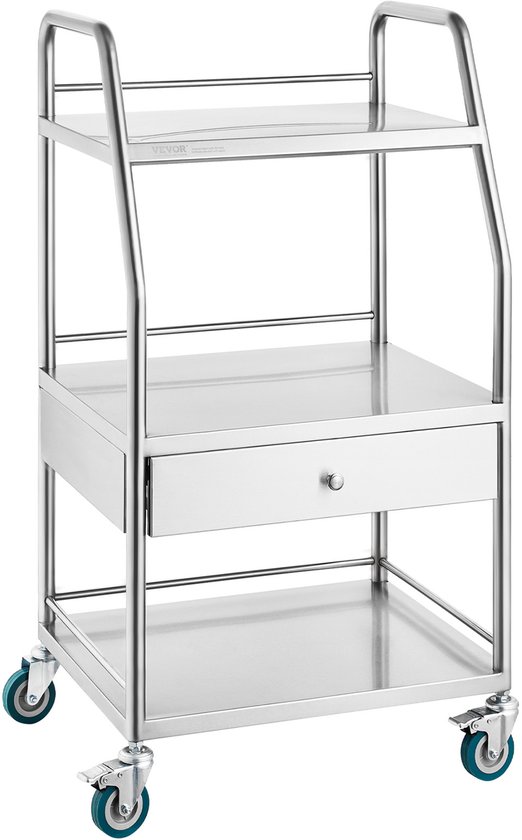 VEVOR Laboratorium Trolley Tandheelkundig Laboratorium Serveerwagen 3 ...