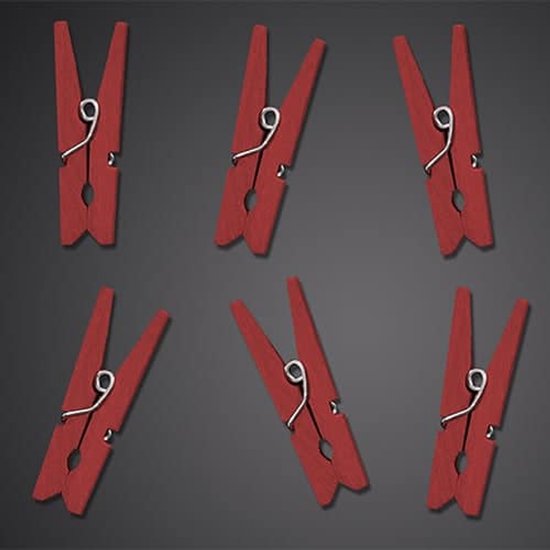 Partydeco - Knijpers rood (10st) | bol