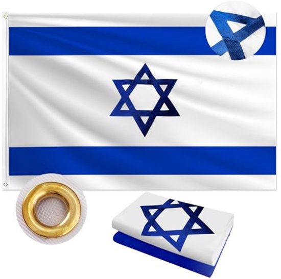 Zware 3 x 5 ft Buiten Vlag van Israël - Duurzame Oxford-Stof met ...
