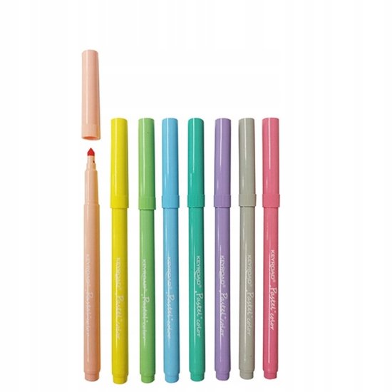 Keyroad Pastel Stiften Set - 8 Levendige Kleuren | bol