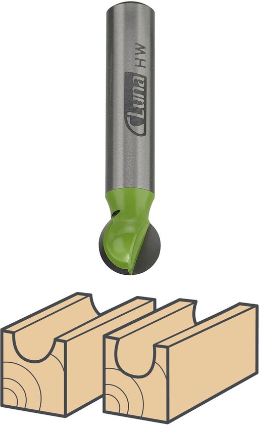 Luna cornice bits voor hout - 20 mm 8 mm shank - 3 stuks - met 2 ...