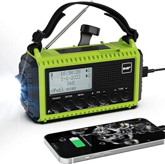 Radio Op Batterijen Voor Rampen - Radio Opwindbaar - Noodradio ...