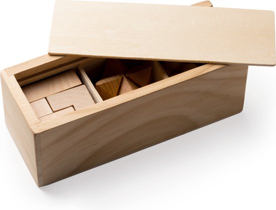 4 delige spellen set / Domino, behendigheids Blokken, boter kaas eieren ...