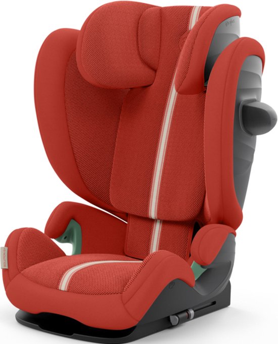 Cybex Solution G i-Fix Plus Autostoel - Hibiscus Red - Voor 3-12 jaar | bol