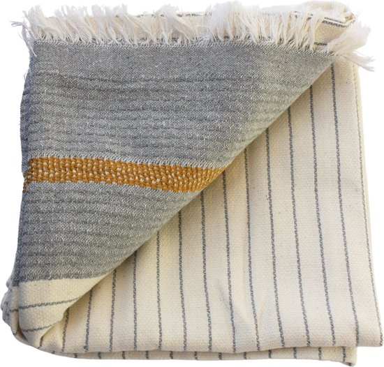 Ibiza Palms Turkse Baddoek 90 x 190 cm, 100% Katoen, Hamamdoek ...